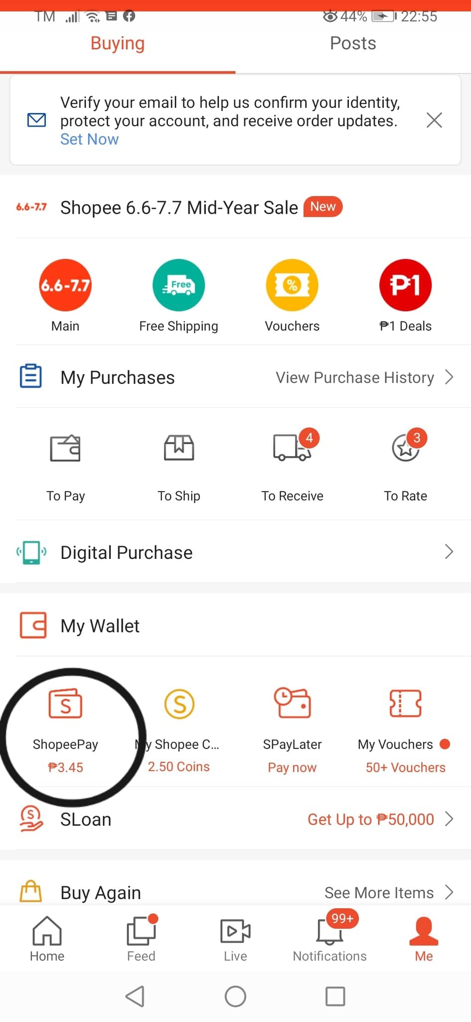 How to cash in ShopeePay using GCASH - Filesph