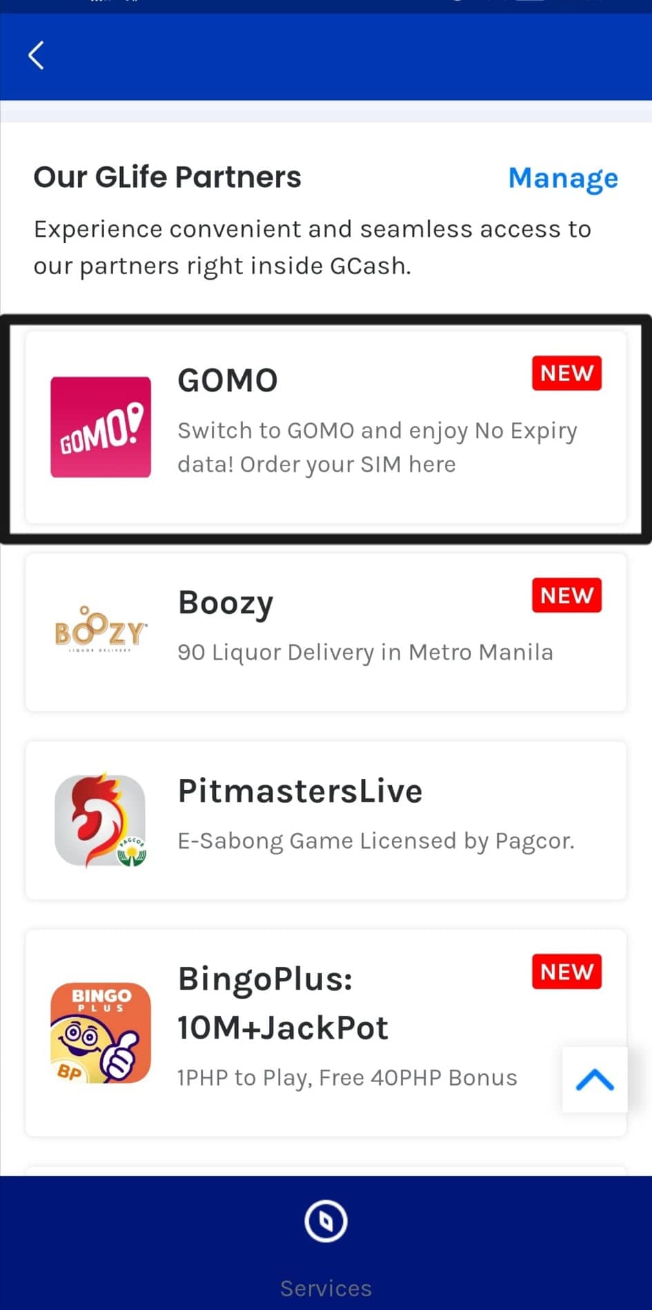 How to reload GOMO using GCASH - Filesph