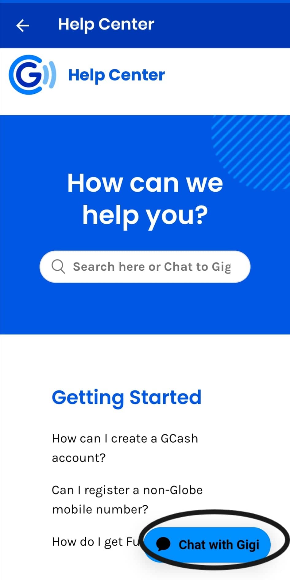 GCASH Help Center - Filesph